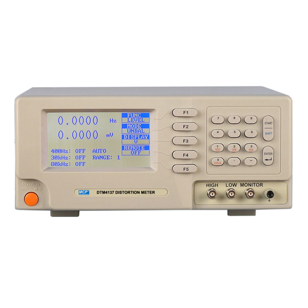 DTM4137 AUTO RANGE DISTORTION METER WITH DIGITAL DISPLAY - MCP Lab Electronics