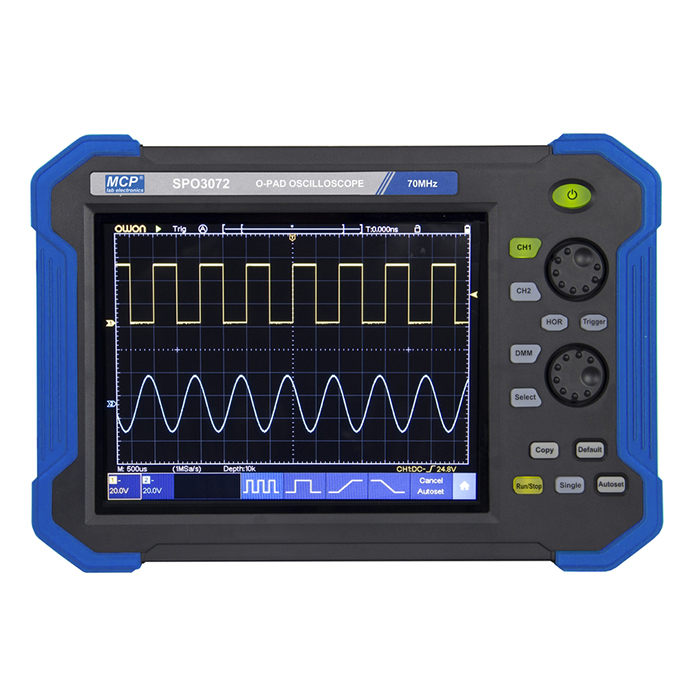 SPO3000 SERIES PORTABLE TABLET OSCILLOSCOPE WITH DIGITAL MULTIMETER ...