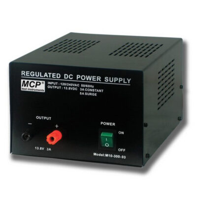 M10-300 SERIES FIXED 13.8VDC RADIO POWER SUPPLY - MCP Lab Electronics