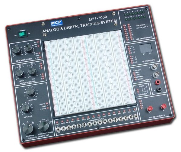 M21-7000 DIGITAL AND ANALOGUE TRAINING SYSTEM - MCP Lab Electronics