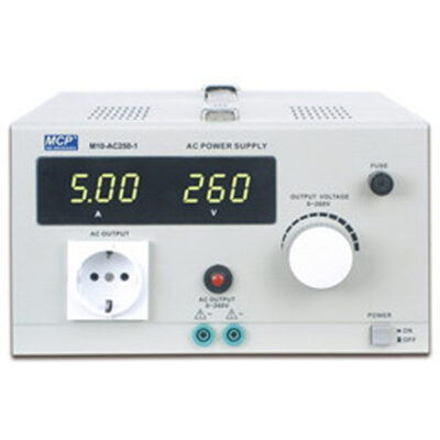 M10-AC250 SERIES ADJUSTABLE AC POWER SUPPLY WITH INSULATED TRANSFORMER - MCP Lab Electronics